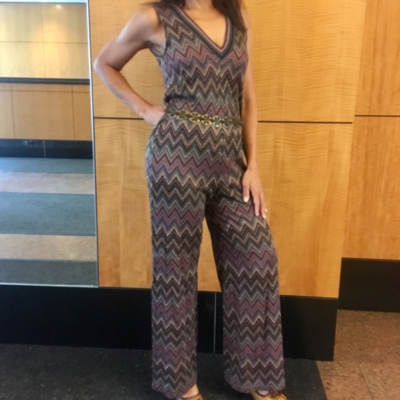 Lauren Vidal | Pants & Jumpsuits | Lauren Vidal Mod Vneck Jumpsuit ...